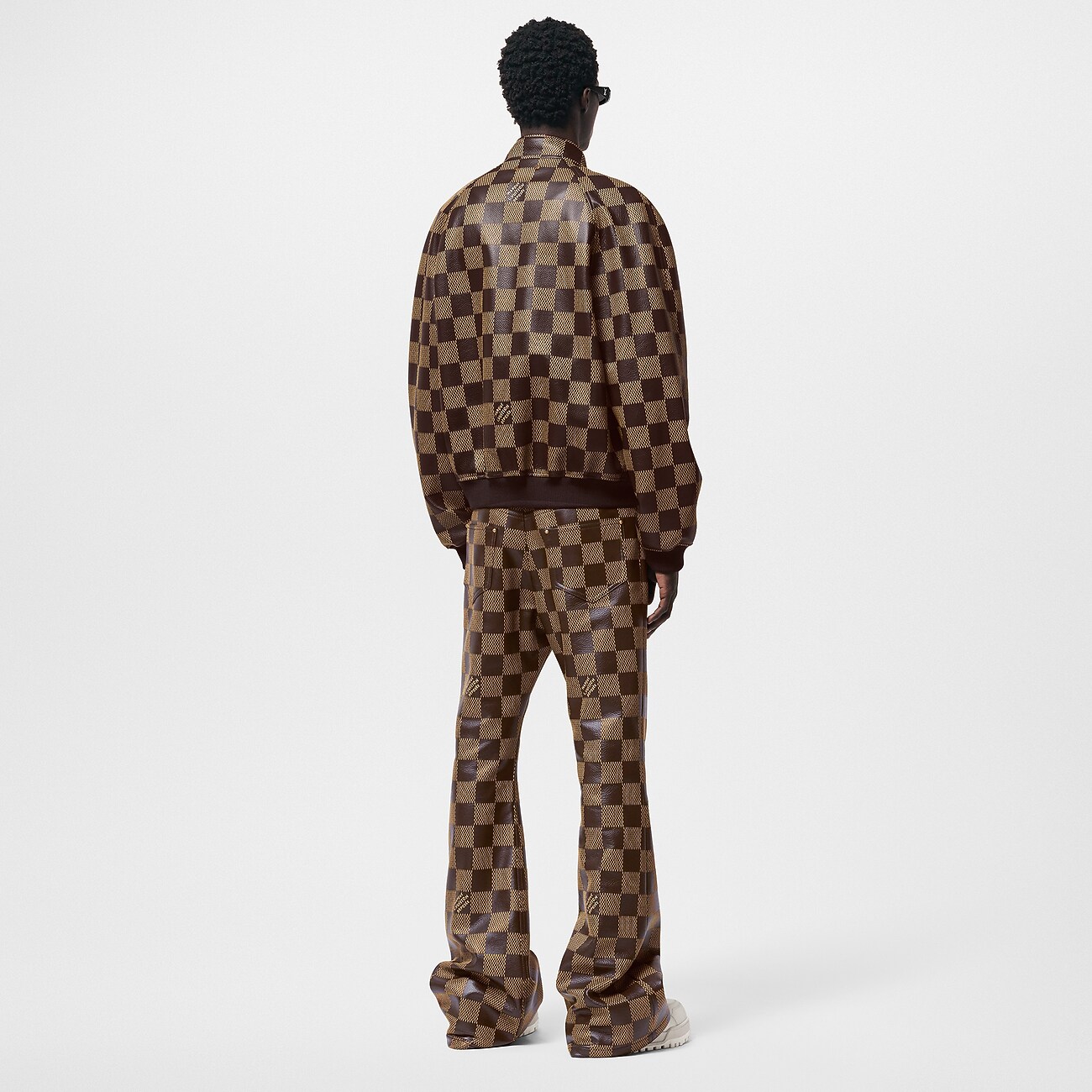 Damier Leather Pants - Men - Ready-to-Wear | LOUIS VUITTON